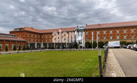 Historical German barrack building turned into a hotel Stock Photo - Alamy