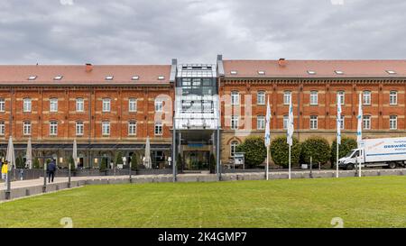 Historical German barrack building turned into a hotel Stock Photo - Alamy