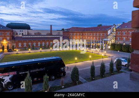 Historical German barrack building turned into a hotel Stock Photo - Alamy