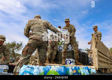 Florida Army National Guard’s Sgt. Douglas Bennett, with the 260th ...