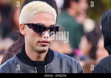 Reuben Selby attends the Givenchy show as part of Paris Fashion Week ...