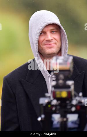 Matthew Williams, designer, walks the runway during the Givenchy show ...