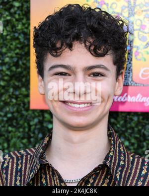 Raphael Alejandro arrives at the Imagen Awards on Sunday, Oct. 2, 2022 ...