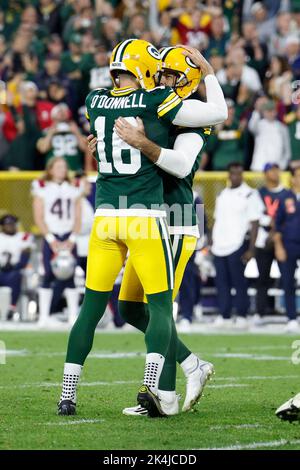Green Bay Packers punter Pat O'Donnell during a preseason NFL football ...
