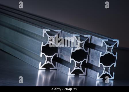 Aluminium profile manufacturing. Structural metal aluminium shapes ...