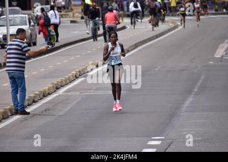 Eritrean runner Nazret Weldu during the comeback after two years of ...
