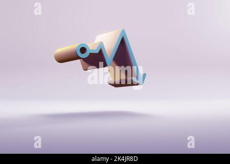 Beautiful illustration Blue Economic Crisis arrow UP symbol icons on a ...