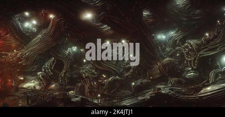 Extraterrestrial alien spaceship xenomorphs of extraterrestrial origin ...