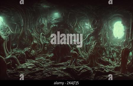 Extraterrestrial alien spaceship xenomorphs of extraterrestrial origin ...