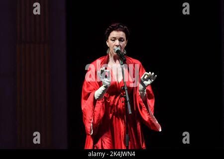 Singer Chrysta Bell during 20th edition of the Nuit Blanche in Paris ...