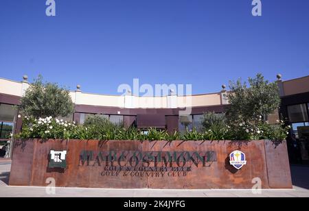 A general view of Marco Simone Golf and Country Club in Rome, Italy ...