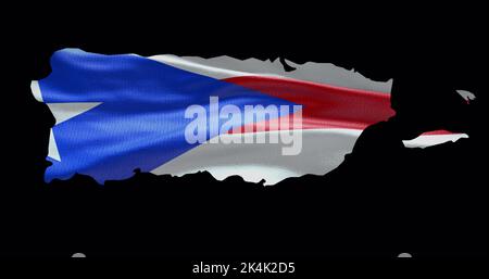 Map of Puerto Rico Stock Photo - Alamy