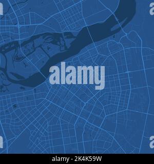 Harbin vector map. Detailed map of Harbin city administrative area ...