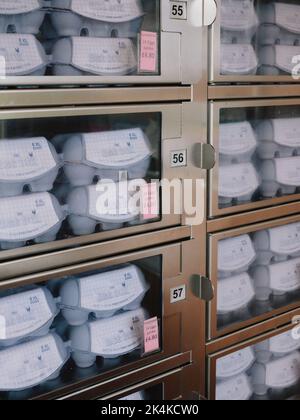 Free-range egg vending machine Stock Photo - Alamy