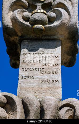 Postmile column in the center of Potsdam Stock Photo - Alamy