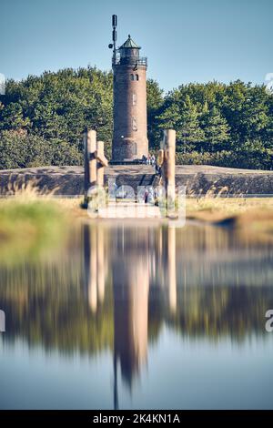 Boehler Lighthouse Sankt Peter-Boehl,Sankt Peter-Ording,North Sea,North ...