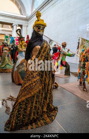 3 October 2022: Hew Locke: The Procession at Tate Britain London Stock ...