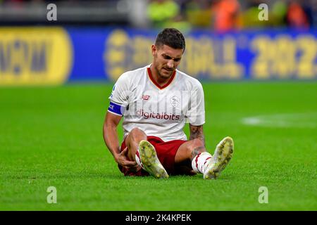 Roma footballer Lorenzo Pellegrini during the match Roma-Fiorentina at ...