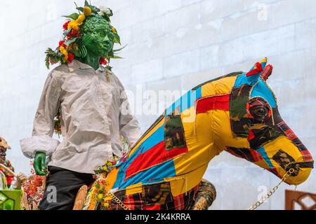 3 October 2022: Hew Locke: The Procession at Tate Britain London Stock ...