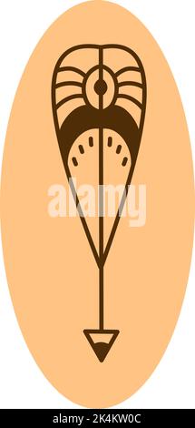 arrow peace icon vector illustration design template Stock Vector Image ...