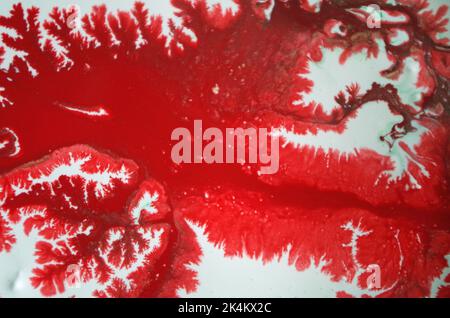 Red colors in Acryl Stock Photo - Alamy