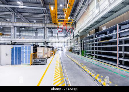crane for stamping forms in a car factory Stock Photo - Alamy