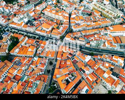 Funchal Aerial View. Funchal is the Capital and Largest City of Madeira ...