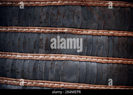 Scaly armor. Elements of plate armor of medieval warfare. metal plates ...