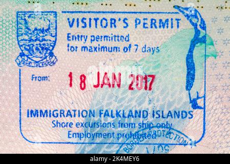 Visitors Permit Immigration Falkland Islands entry permitted for ...