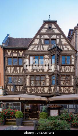 View of the facade of Rohan Castle Museum Stock Photo - Alamy