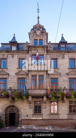 View of the facade of Rohan Castle Museum Stock Photo - Alamy