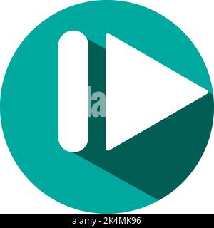 Option button icon on background for graphic and web design. Simple ...