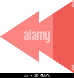 Mobile rewind, illustration, vector on a white background Stock Vector ...