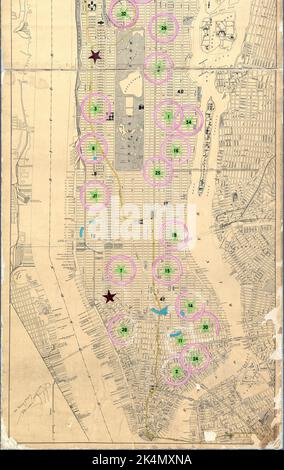 map at New York Public Library NYC Stock Photo - Alamy