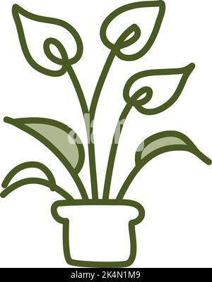 peace lily icon Stock Vector Image & Art - Alamy