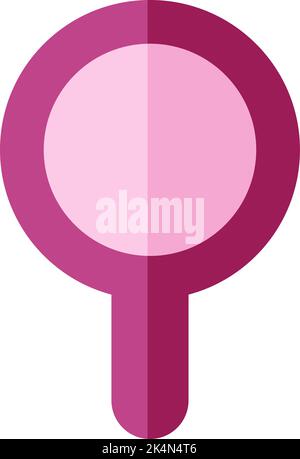 Health magnifier, illustration, vector on a white background Stock ...