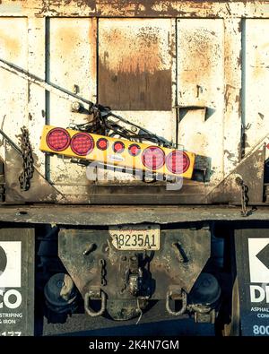 Tailgate of Trucks on the Highways Stock Photo - Alamy