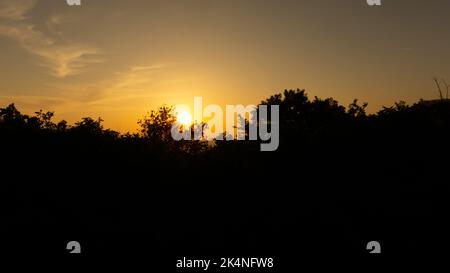Amazing beach sunset over Black Sea. Lazarevskoye, Sochi, Krasnodar ...
