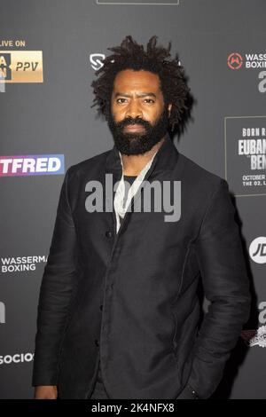 Chris Eubank Jr and Conor Benn exchange words during their fight at the ...