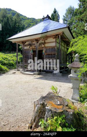 Maezawa Magariya syuraku Minamiaizu Town Fukushima Japan Stock Photo ...
