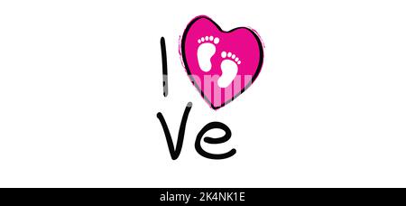 Slogan newborn is loading with download bar, baby please wait. New life ...