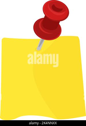 Yellow reminder note sticker vector Stock Vector Image & Art - Alamy