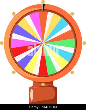 Wheel of fortune background. Vector lucky roulette illustration. Online ...