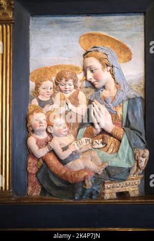 Della Robbia Artwork in the Bargello Museum Florence Stock Photo - Alamy