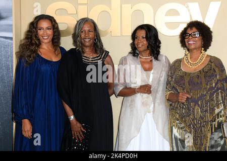 LOS ANGELES - SEP 21: Anika Poitier, Pamela Poitier, Sherri Poitier ...