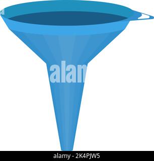 Red and blue funnel illustration Stock Vector Image & Art - Alamy