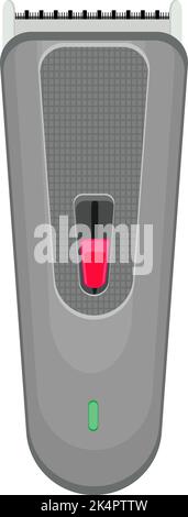 Grey razor, illustration, vector on a white background Stock Vector ...