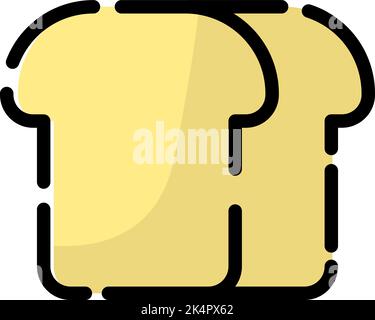 slices bread food Stock Vector Image & Art - Alamy