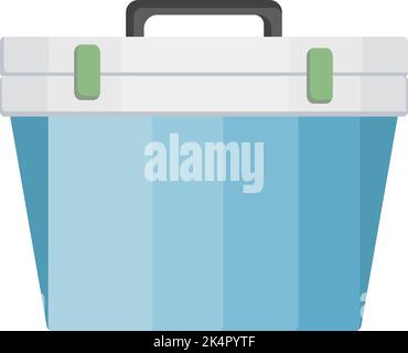 Food plastic box icon, flat style Stock Vector Image & Art - Alamy