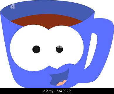 purple coffee cup Stock Vector Image & Art - Alamy